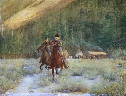 Irving R. Bacon in photographs - Center of the West