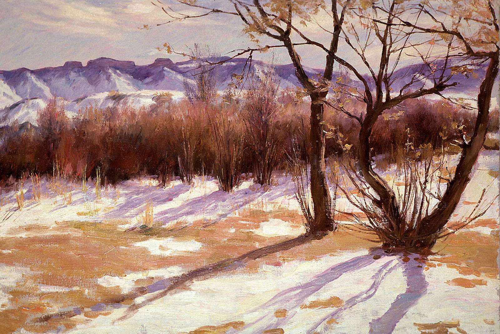 Winter Afternoon (Crow Reservation) - Joseph H. Henry Sharp Catalogue ...