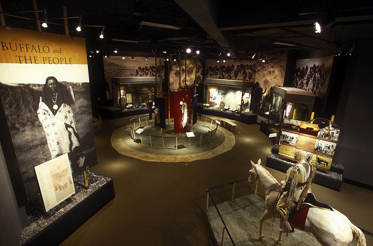 Plains Indian Museum: Buffalo and the People Gallery - Center of the West