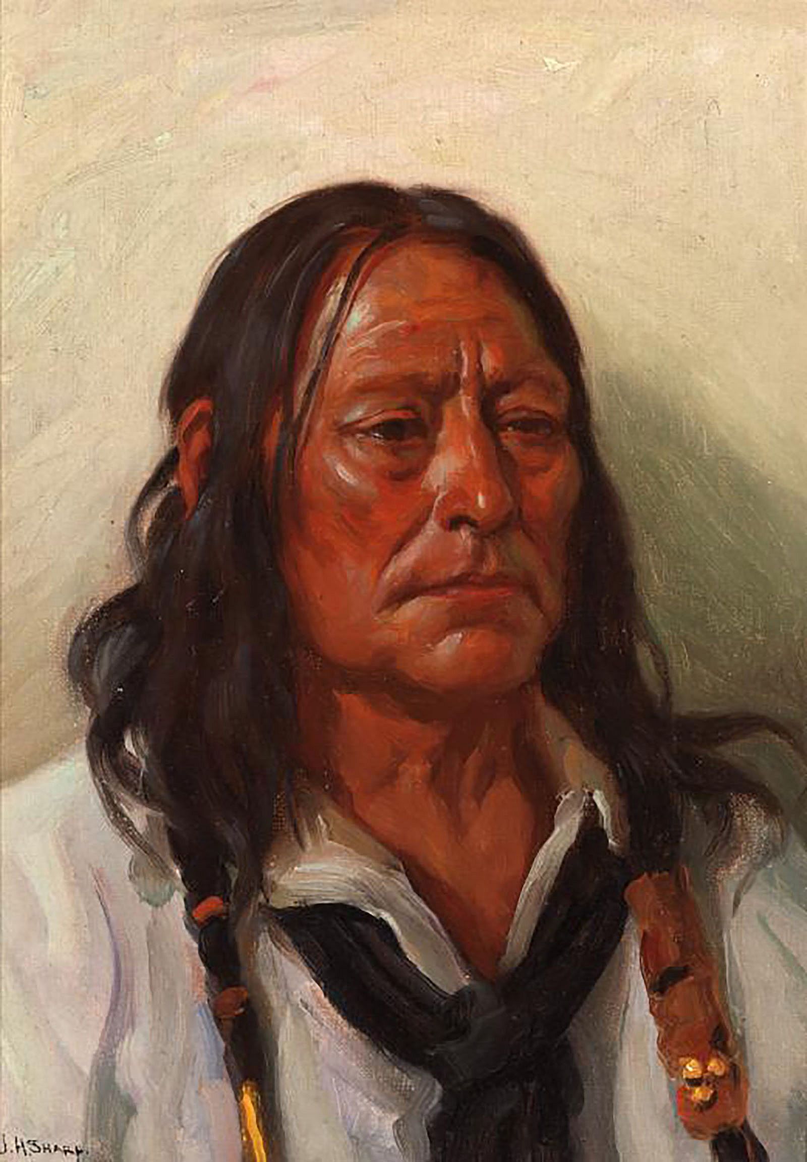 Spotted Eagle, Blackfoot; [Chief Spotted Eagle] - Joseph H. Henry Sharp ...