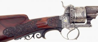Treasures: Pinfire revolving rifle - Cody Firearms Museum