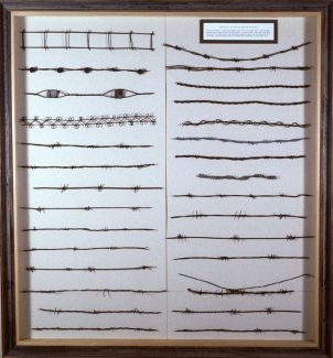 Treasures: Barbed wire samples - Buffalo Bill Museum