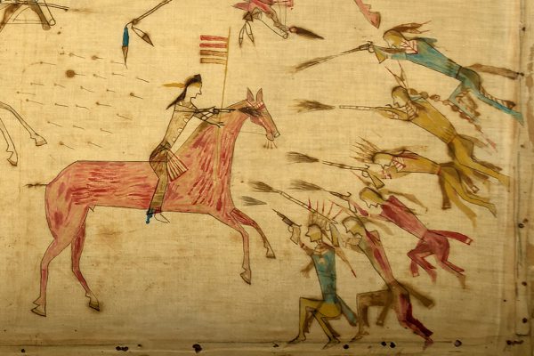 Treasures from Our West: Painting on muslin by White Swan