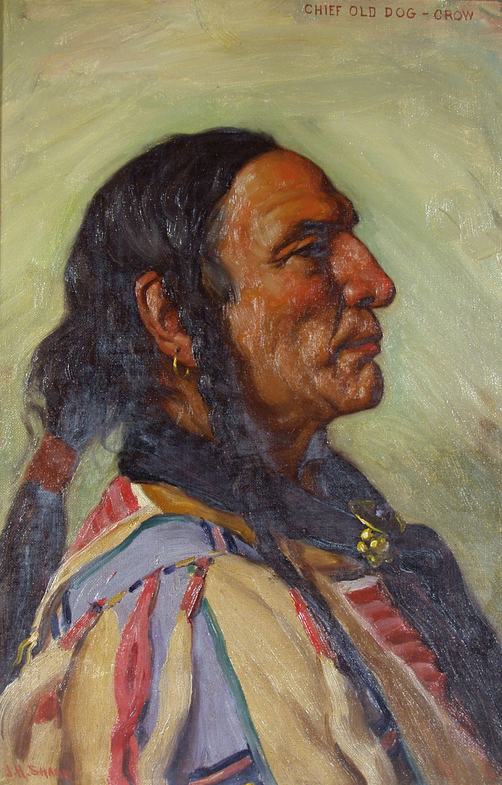Chief Old Dog - Crow - Joseph H. Henry Sharp Catalogue - Buffalo Bill ...
