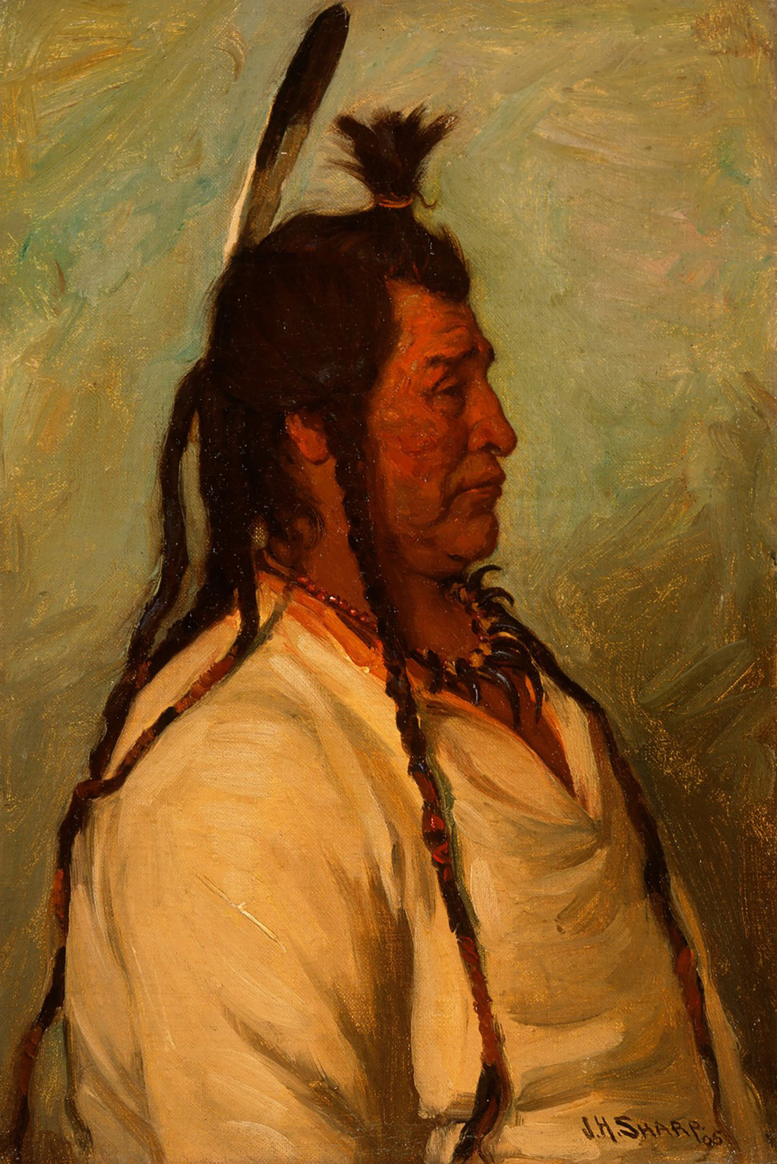 Big Brave, Blackfeet Dance Chief - Joseph H. Henry Sharp Catalogue ...