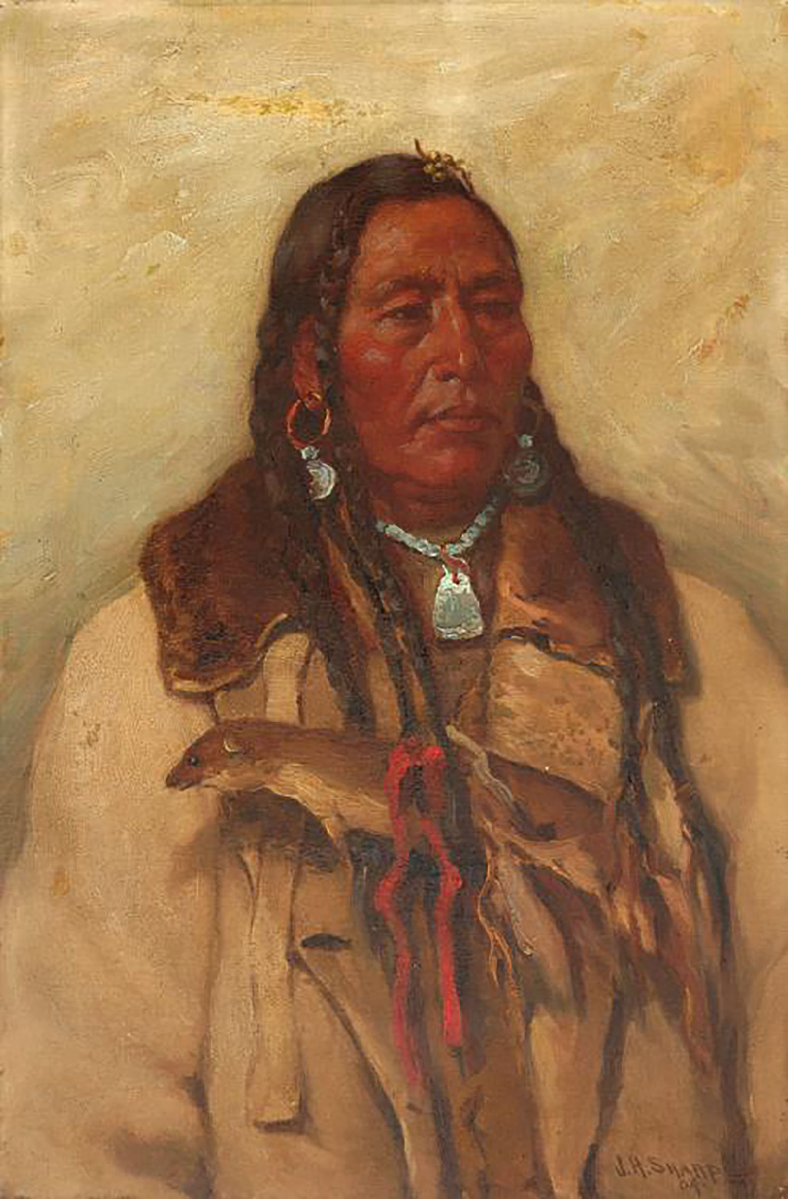 Birds All Over the Ground - Crow Chief - Joseph H. Henry Sharp ...