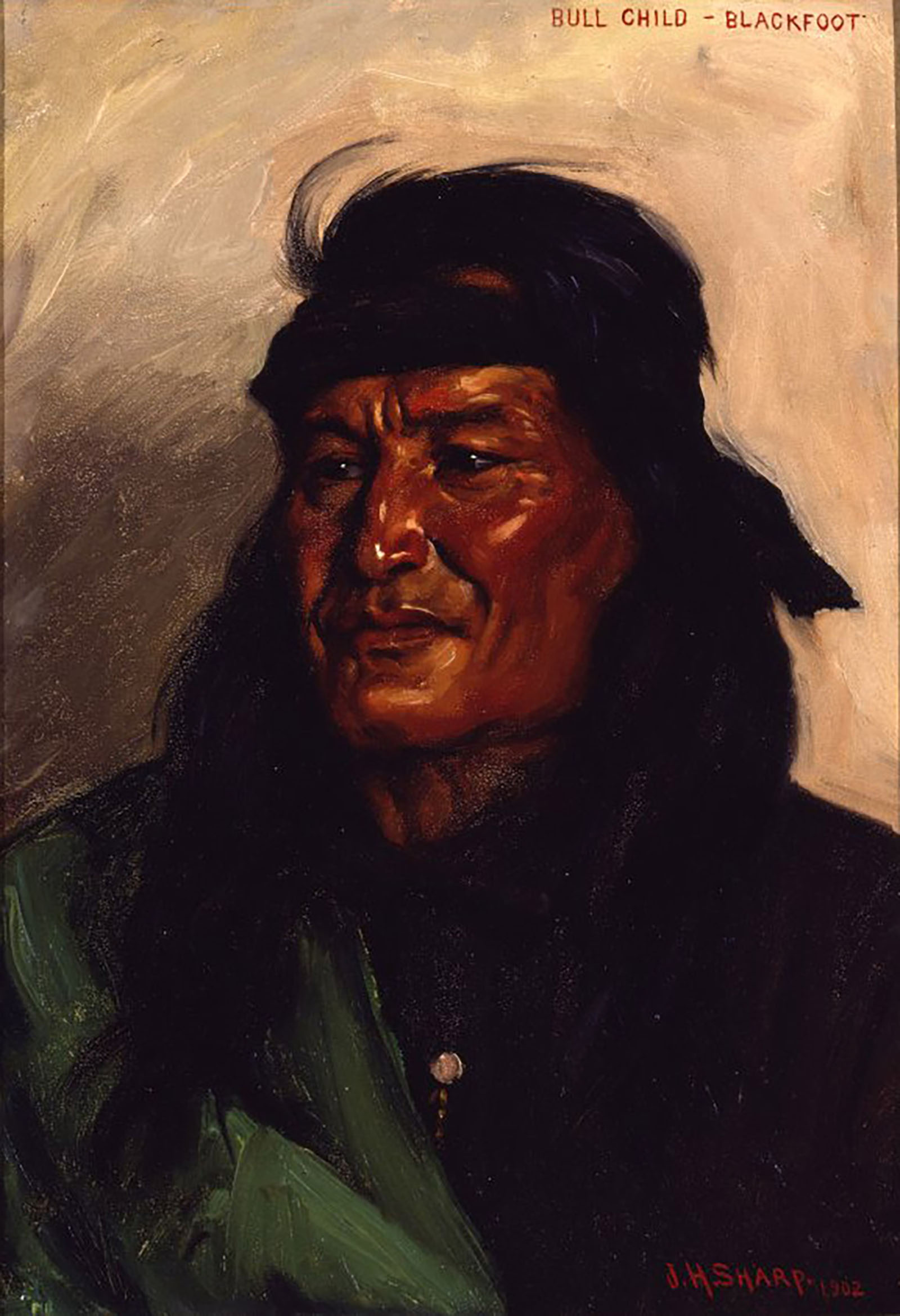 Chief Bull Child - Blackfoot - Joseph H. Henry Sharp Catalogue ...